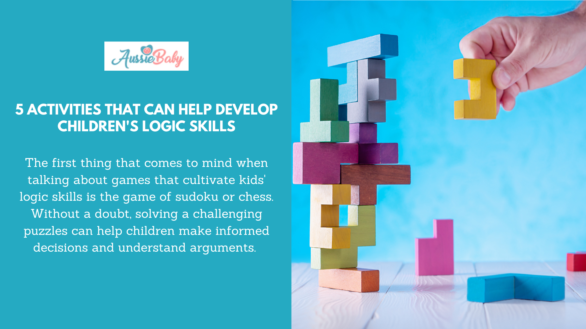 5 Activities That Can Help Develop Children's Logic Skills – Aussie Baby