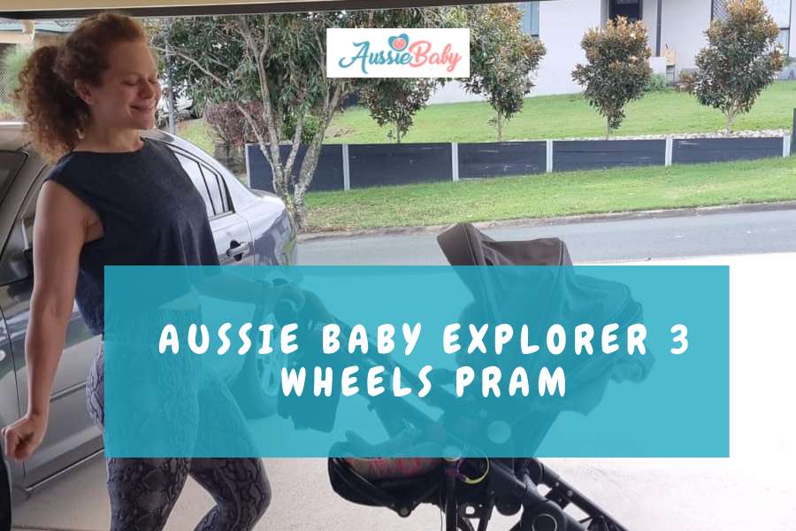 Aussie Baby Explorer 3 Wheels Pram