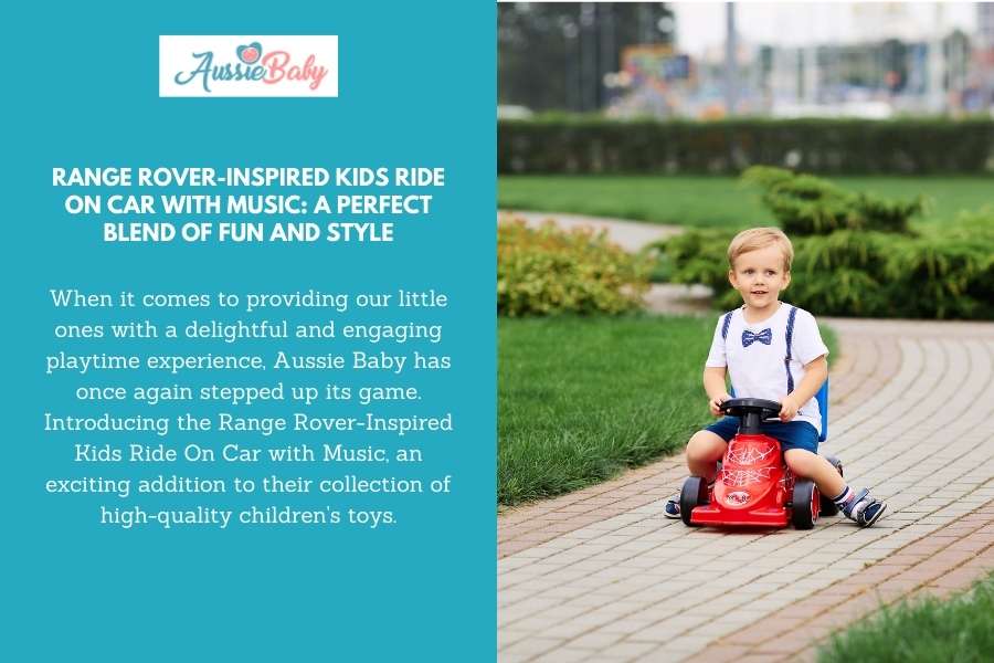 Range Rover-Inspired Kids Ride On Car with Music: A Perfect Blend of F ...