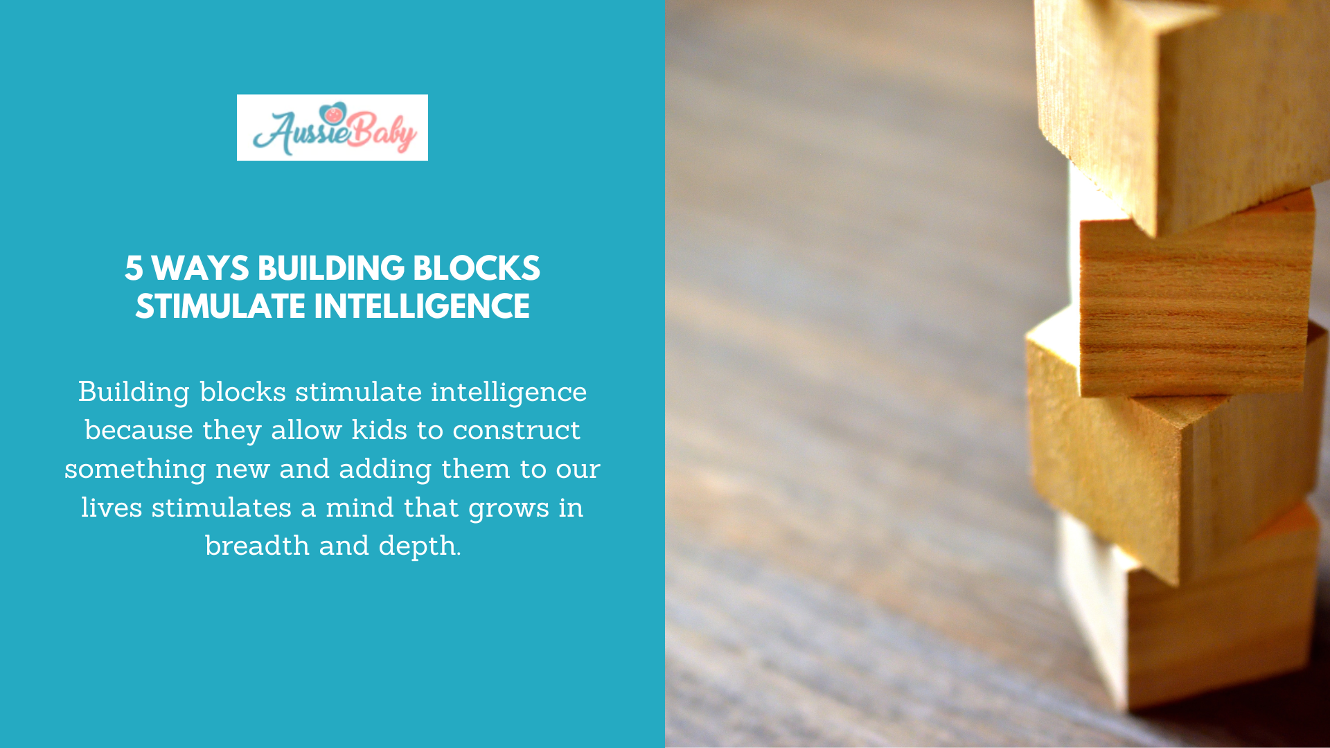 5 Ways Building Blocks Stimulate Intelligence – Aussie Baby