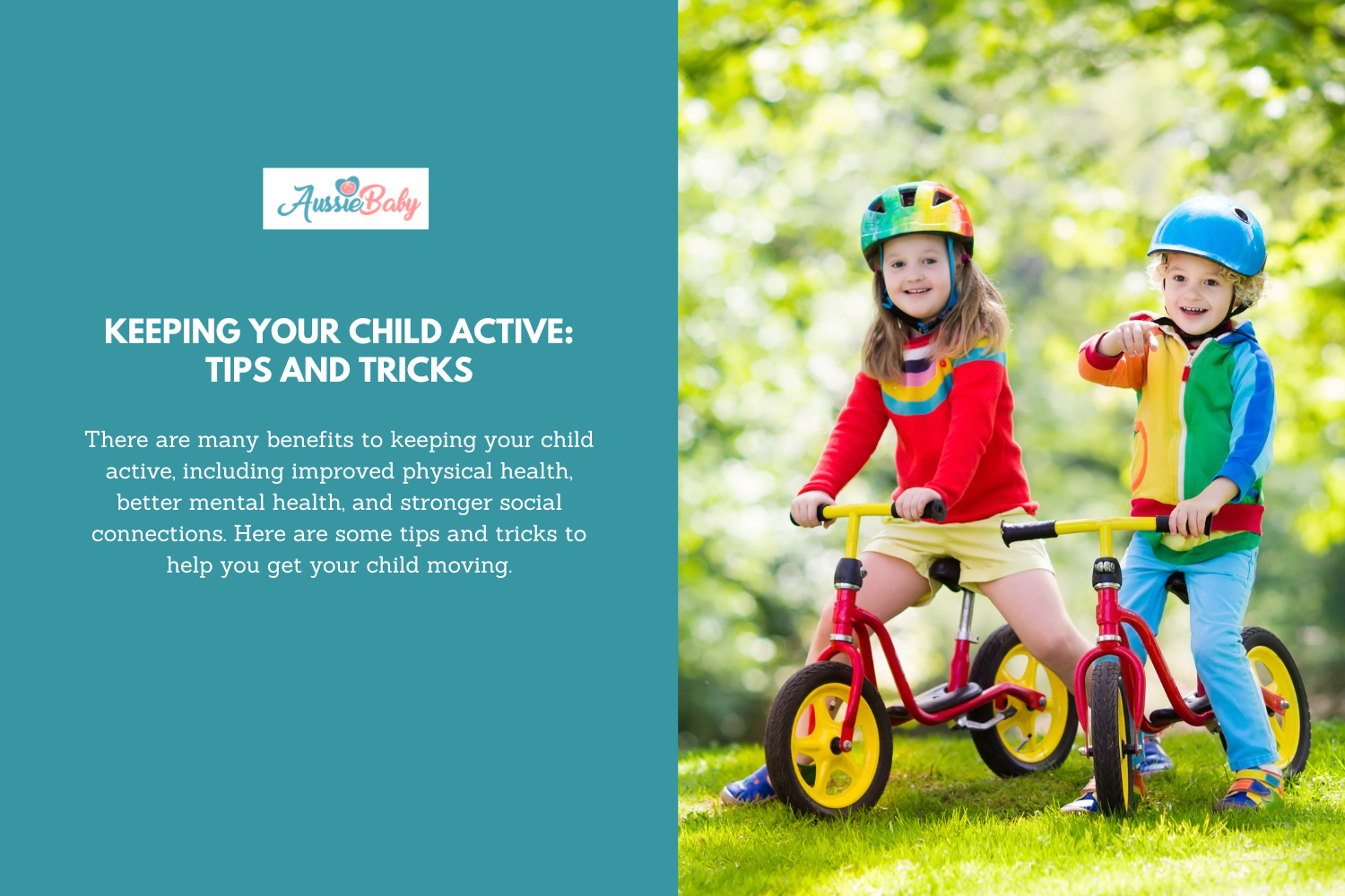 Keeping Your Child Active: Tips and Tricks – Aussie Baby