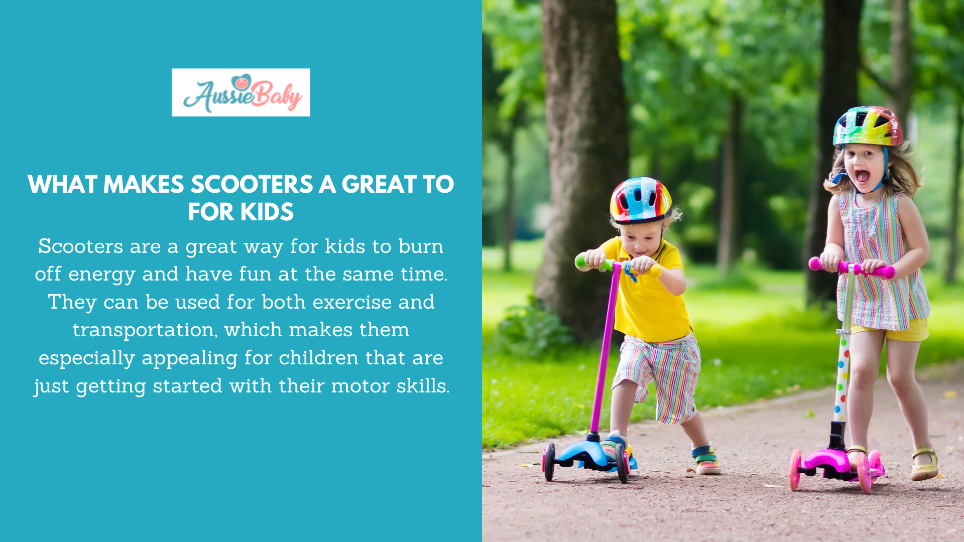 What Makes Scooters A Great Toy For Kids – Aussie Baby