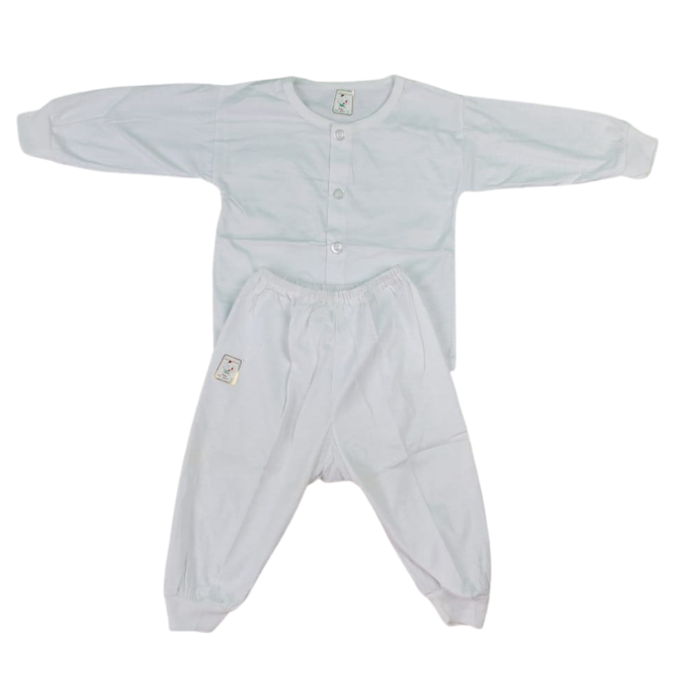 Aussie Baby Pyjama Set - White
