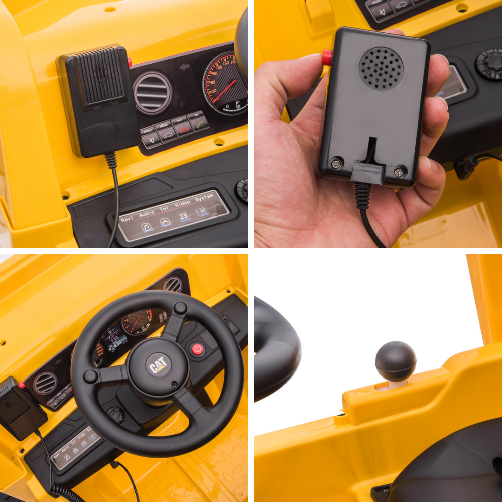 CAT Licensed Dump Truck Quad 12V Ride-On Toy – Aussie Baby