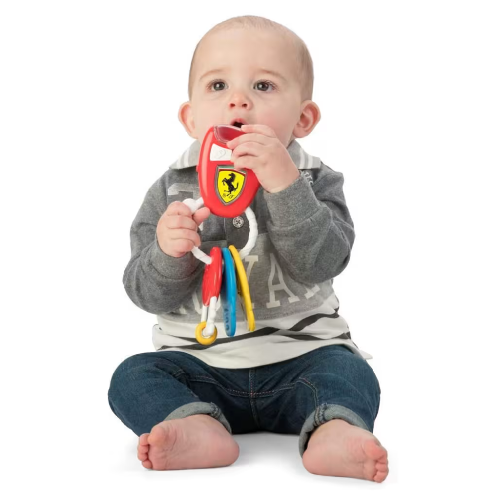 Chicco Toy Ferrari Electronic Keys Plastic Rattle – Aussie Baby