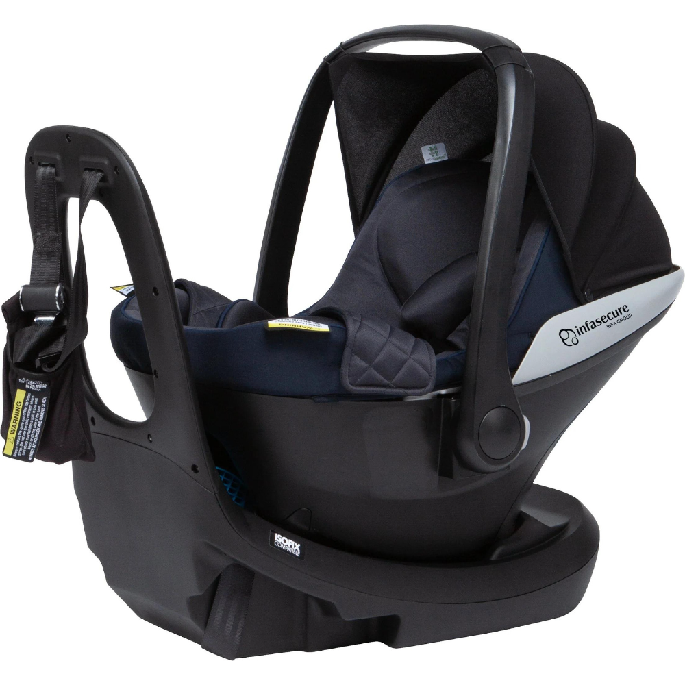 InfaSecure Adapt More Infant Capsule ISOFix Midnight Blue – Aussie Baby