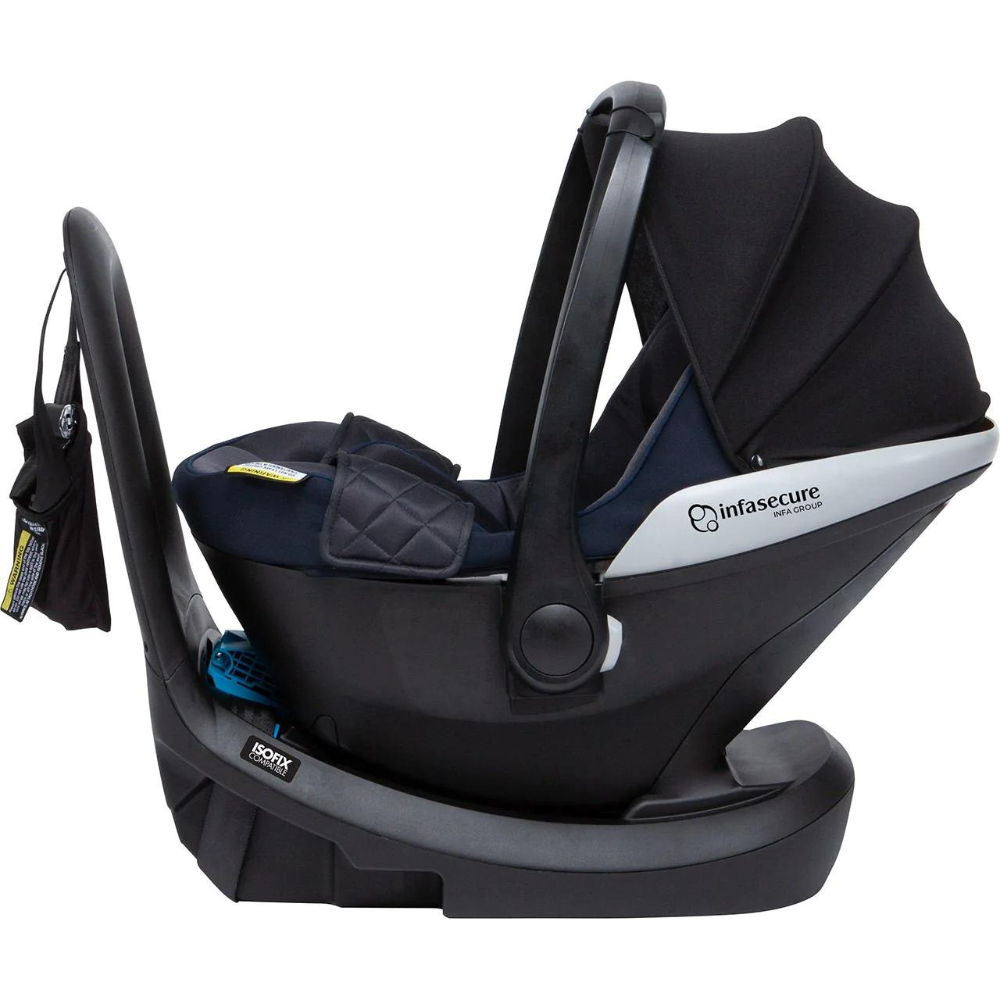 InfaSecure Adapt More Infant Capsule ISOFix Midnight Blue – Aussie Baby