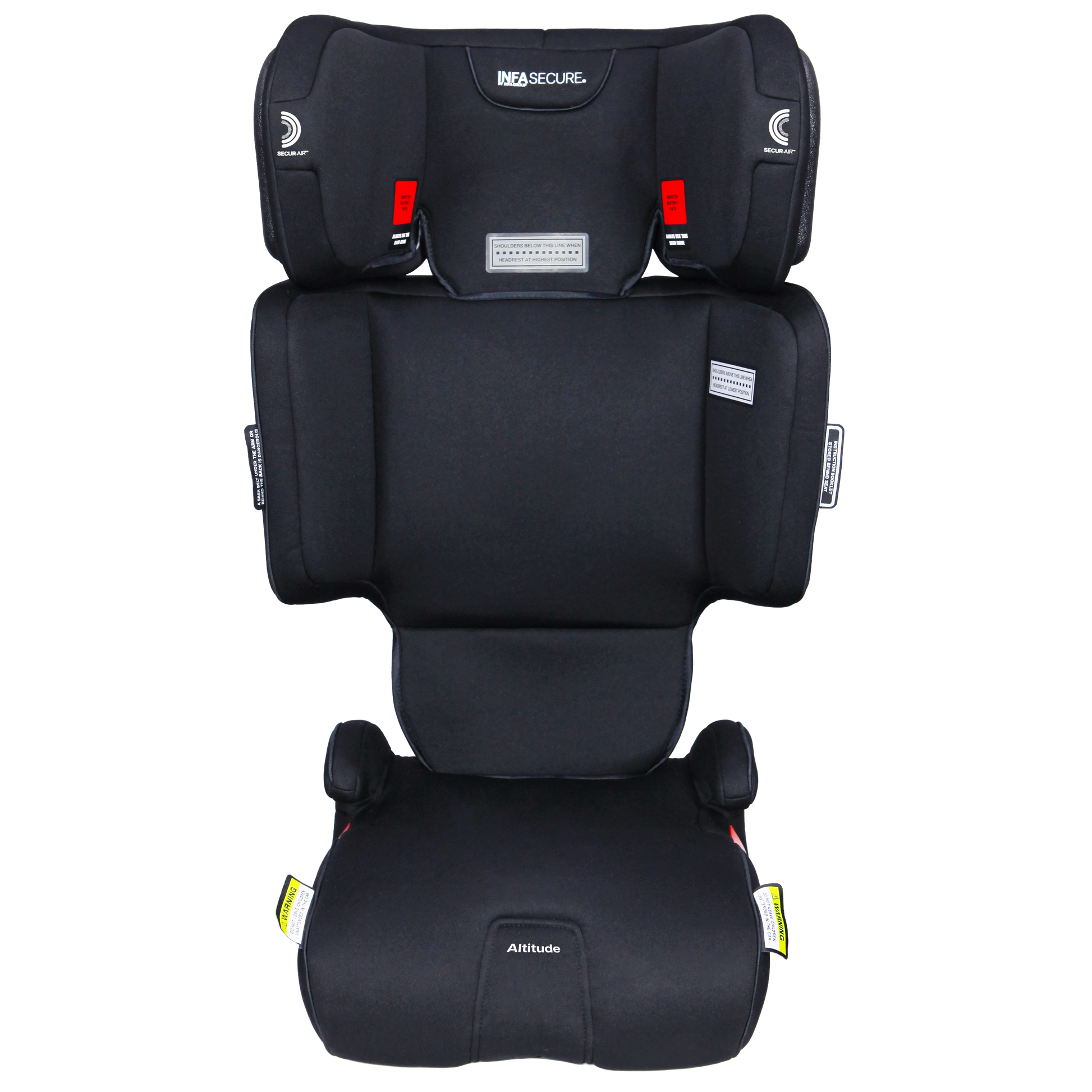 InfaSecure Altitude Quantum Pro Black Booster Seat | Aussie Baby