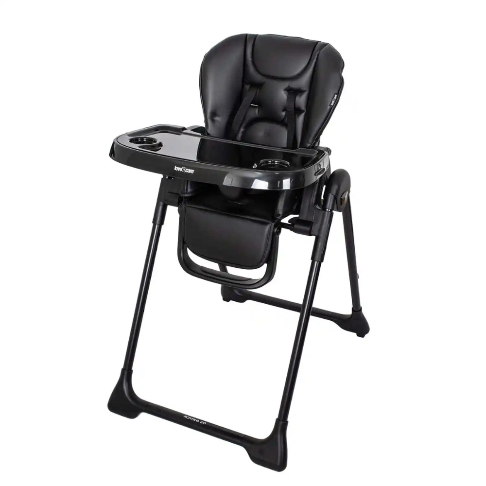 Love N Care Deluxe Montana High Chair 2.0 Black - Adjustable & Compact ...