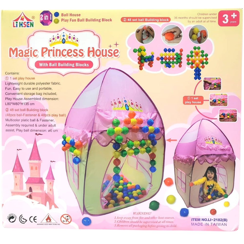 Magic Princess House With Ball Building Blocks – Aussie Baby