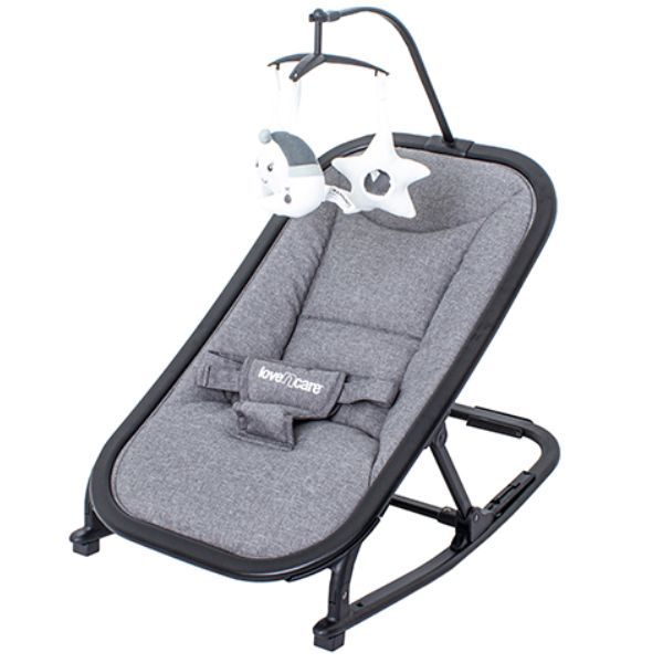 Love N Care Joy 2-in-1 Baby Bouncer Grey | Aussie Baby