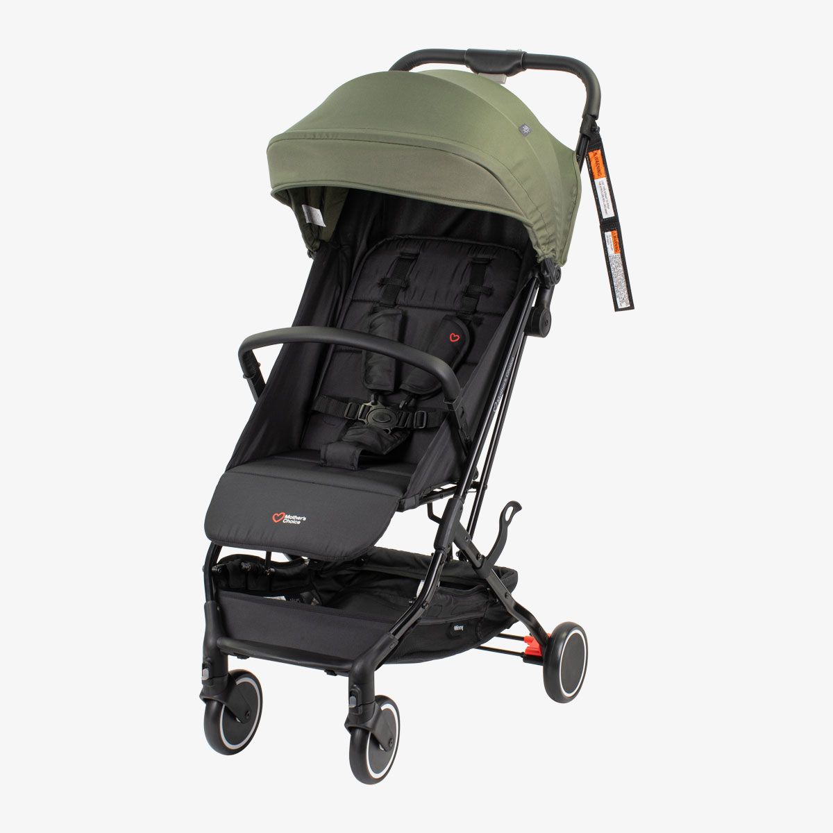 Minny Compact Stroller Mineral Green – Lightweight & Foldable – Aussie Baby