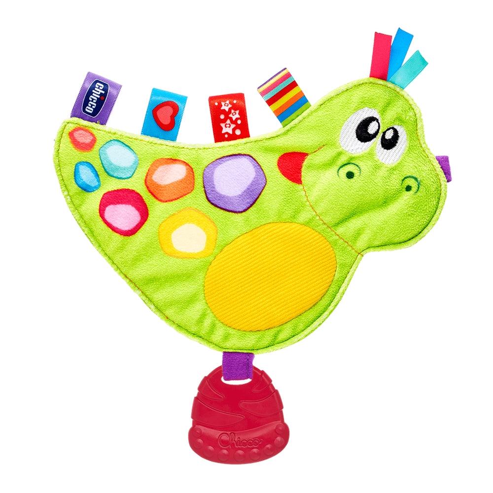 Chicco Toy Arthur Funny Dino Textile Rattle – Aussie Baby
