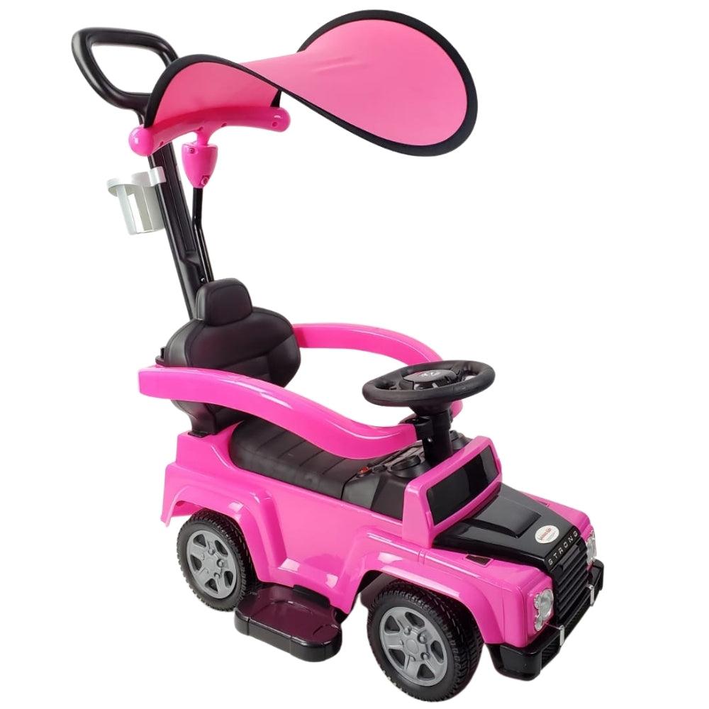 Kids Explorer Foot-to-Floor Ride On Car with Canopy - Pink – Aussie Baby