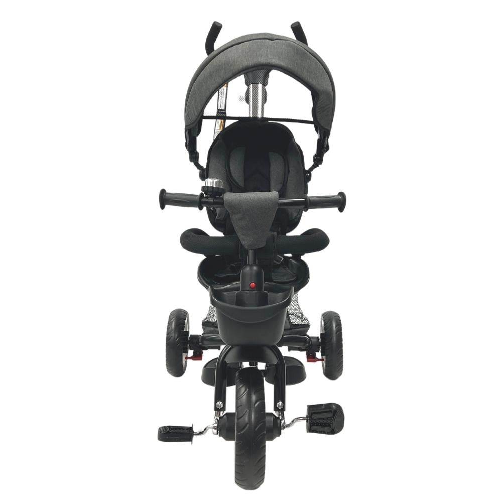 Aussie Baby Deluxe Foldable Convertible Stroller Trike - Grey Aussie Baby Deluxe Foldable Convertible Stroller Trike - Grey
