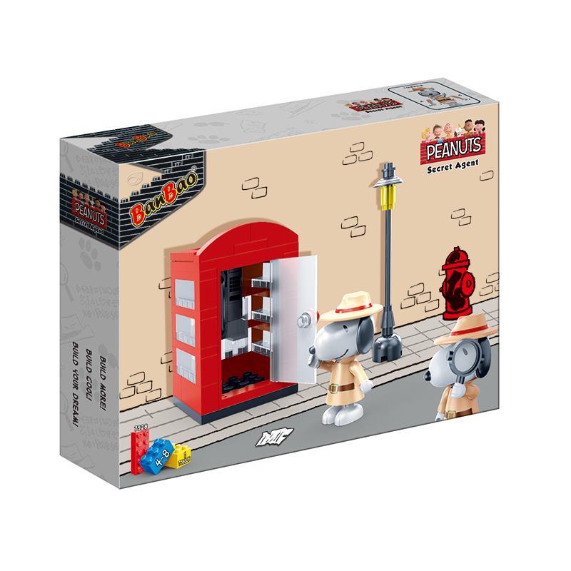 BanBao Peanuts - Agent Snoopy Secret Phone Booth 7528 – Aussie Baby