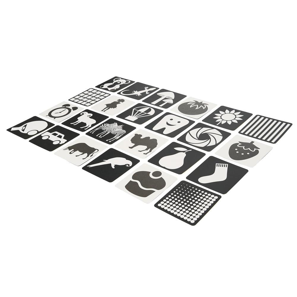 Black and White Flash Cards for Infants - 24 Cards – Aussie Baby