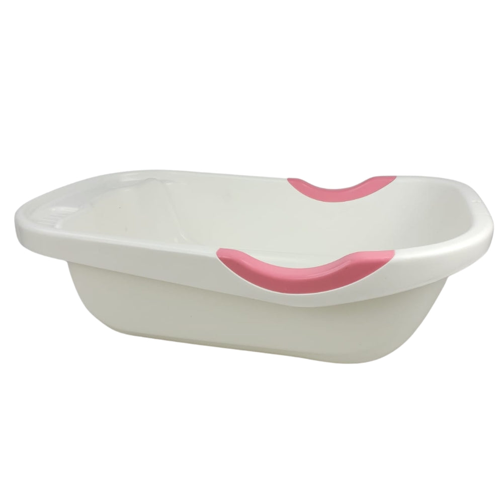 Large Pink Baby Bath Tub with Non-Slip Pad | Aussie Baby