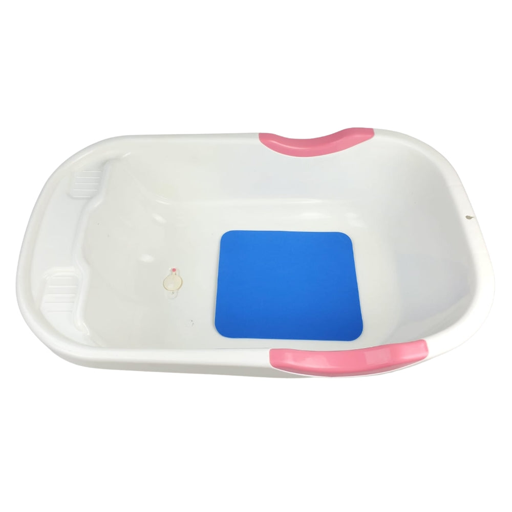 Large Pink Baby Bath Tub with Non-Slip Pad | Aussie Baby
