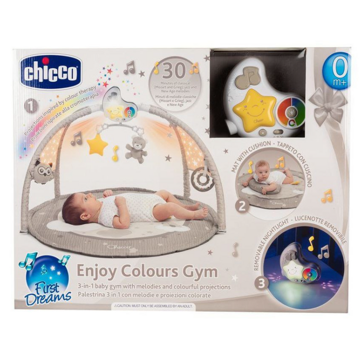 Chicco Enjoy Colours Play Mat Gym - Neutral – Aussie Baby