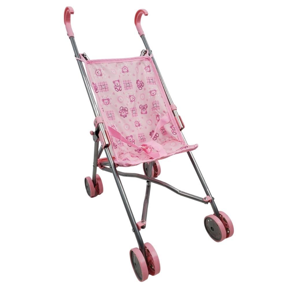 Aussie Baby Pink Doll Stroller
