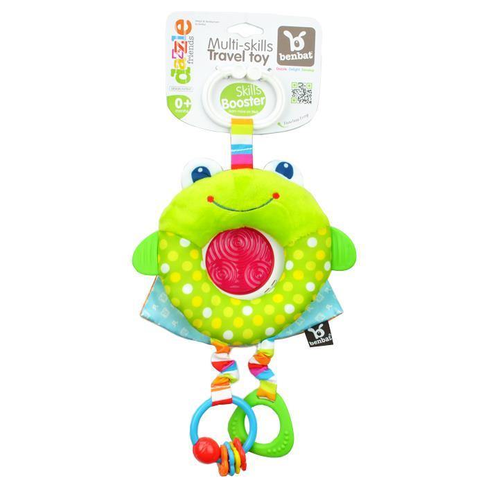 BenBat Dazzle Friends Clip On Travel Toy - Frog – Aussie Baby