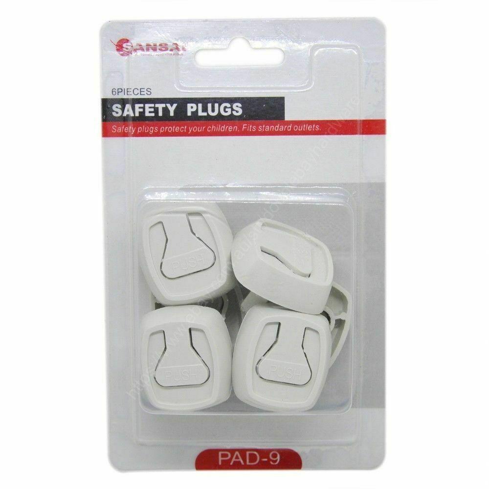 Sansai Power Point Safety Plugs (6pcs per pack) – Aussie Baby
